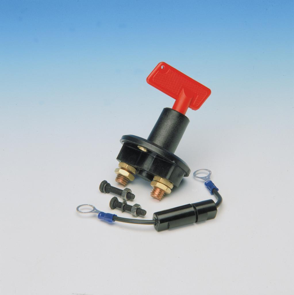 Richbrook 'Red Key' Battery Master Switch/Cut-Off & Fitting Kit with 2 ...